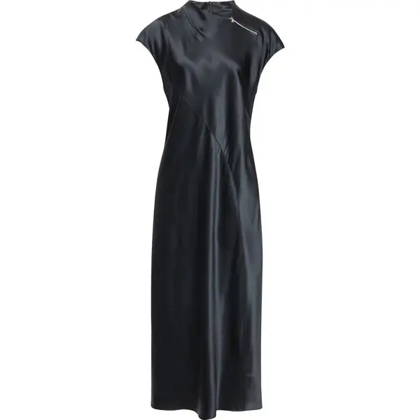 Partow Tierney Satin Dress - Black