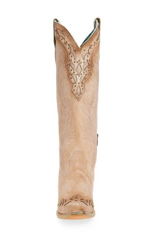 CORRAL Feather Embroidered Western Boot