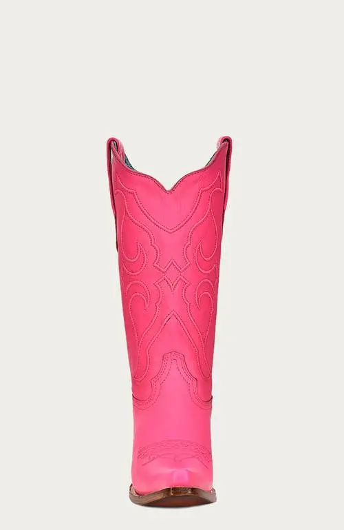 CORRAL Embroidered Leather Snip Toe Western Boots