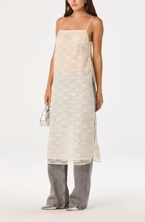 Astr The Label Helena Lace Tunic Top