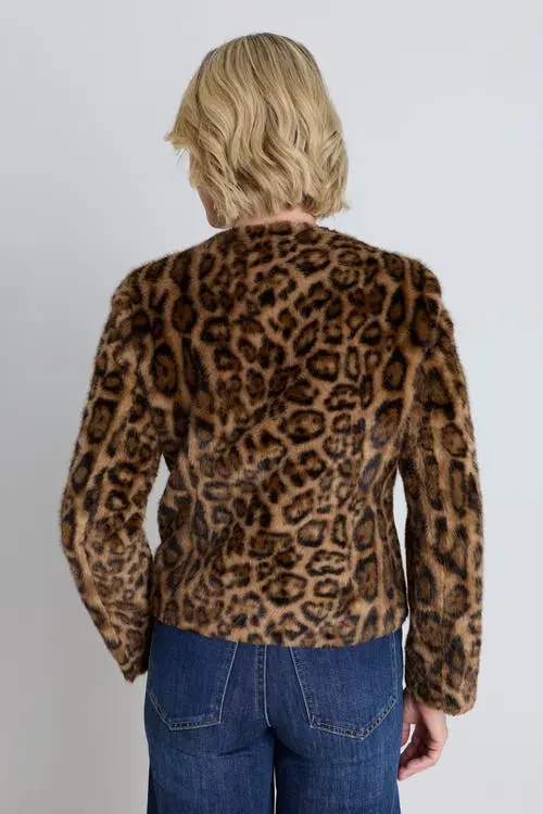 THE NOLI SHOP Aviva Faux Fur Jacket