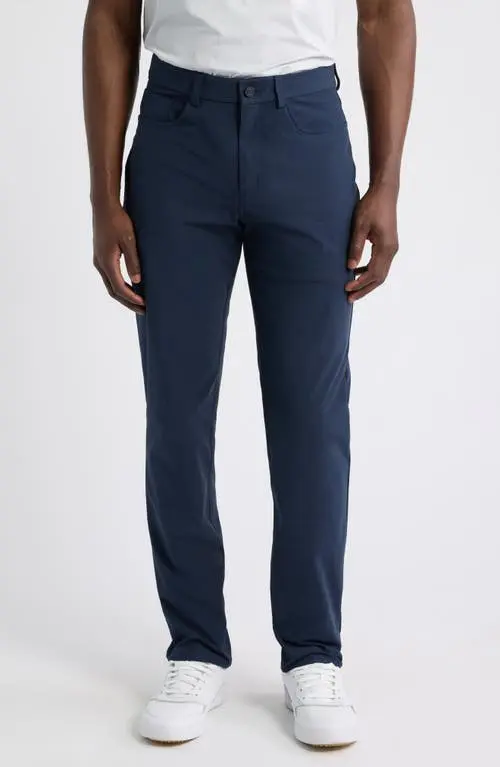 G/fore Tour Straight Leg Five Pocket Performance Golf Pants - Twilight