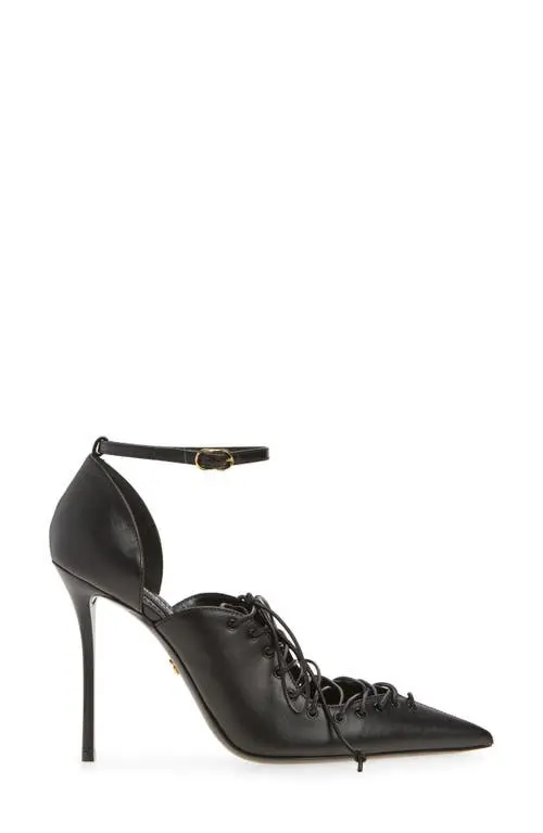 Dolce & Gabbana Cardinale Lace-up Ankle Strap Pump