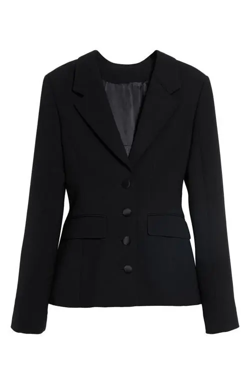 Dolce & Gabbana Double Crêpe Virgin Wool Jacket - Black