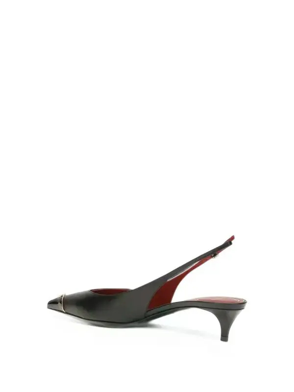 Valentino Garavani Vlogo Signature Leather Pumps
