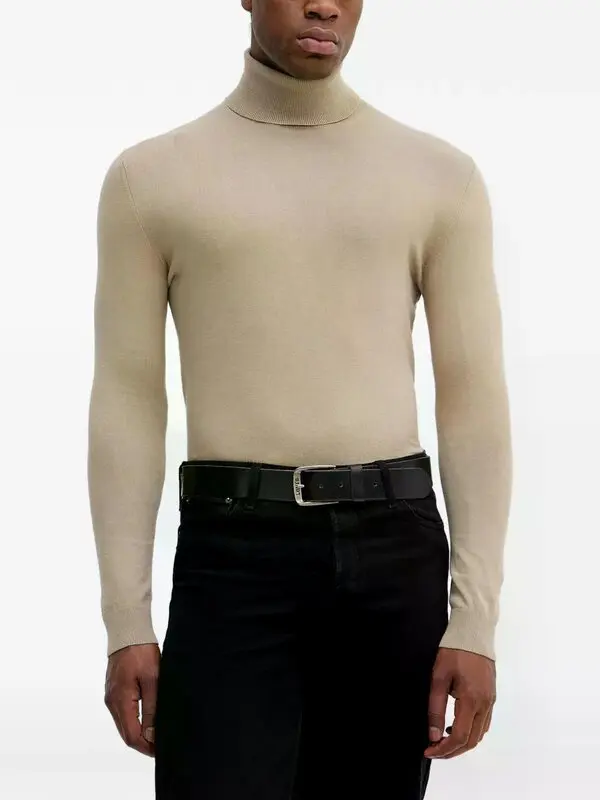 Sisley Roll-neck Sweater - Neutrals