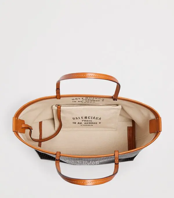 Balenciaga Medium Coated Canvas Select Tote Bag