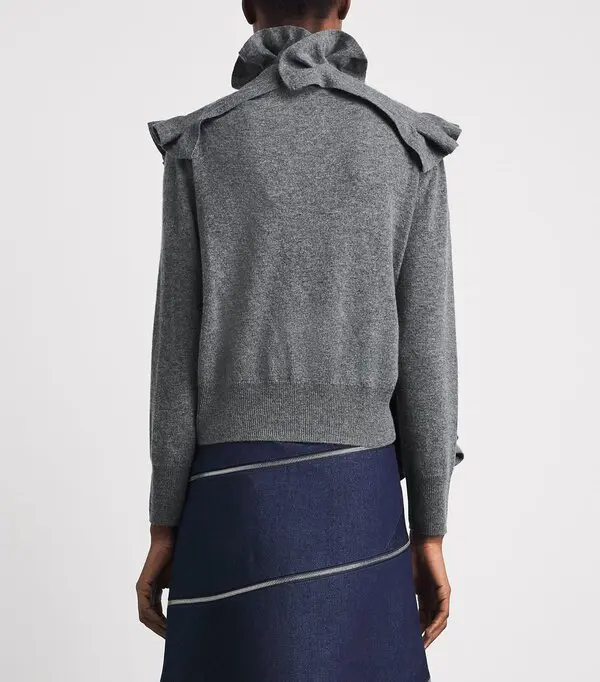 A.W.A.K.E. Mode Merino Wool-cashmere Pleated Sweater