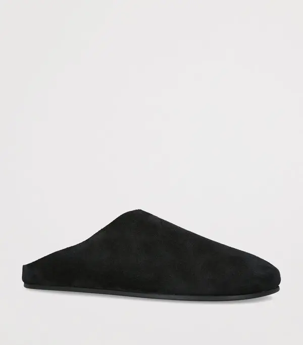 THE ROW Hudson Suede Slides