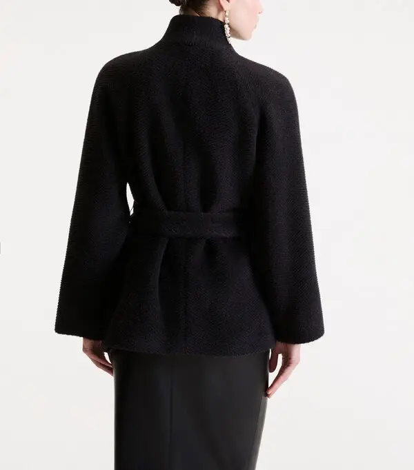 Marella Alpaca-virgin Wool Belted Coat