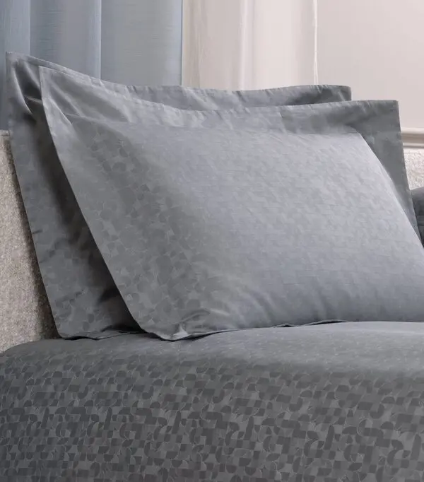 Frette Cotton-silk Avant Garde Jacquard Oxford Pillowcase