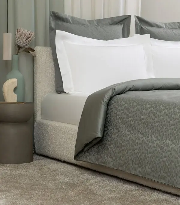 Frette Cotton-silk Avant Garde Jacquard Pillowcase