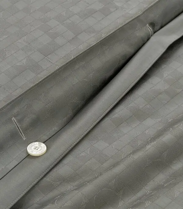 Frette Cotton-silk Avant Garde Jacquard Pillowcase