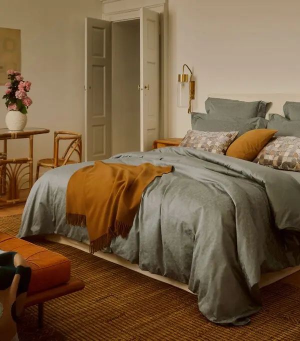 Frette Cotton-silk Avant Garde Jacquard Pillowcase