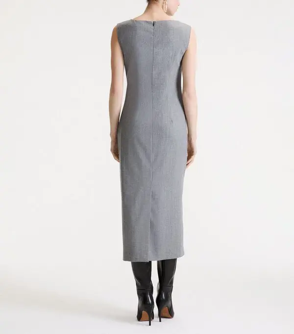 Marella Draped Midi Dress