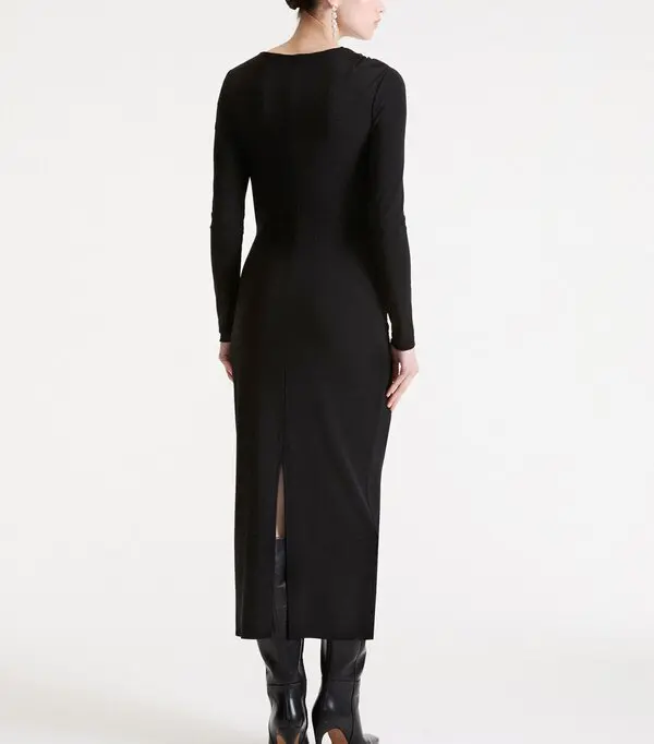 Marella Jersey Embellished Midi Dress