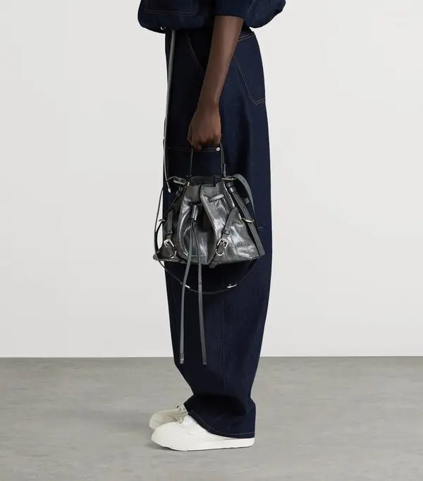 Givenchy Small Leather Voyou Bucket Bag