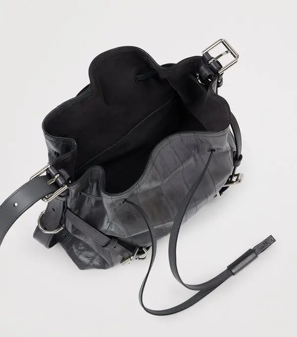 Givenchy Small Leather Voyou Bucket Bag