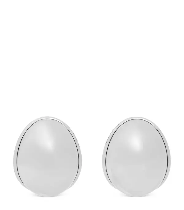 Givenchy Sculpted Cabochon Stud Earrings