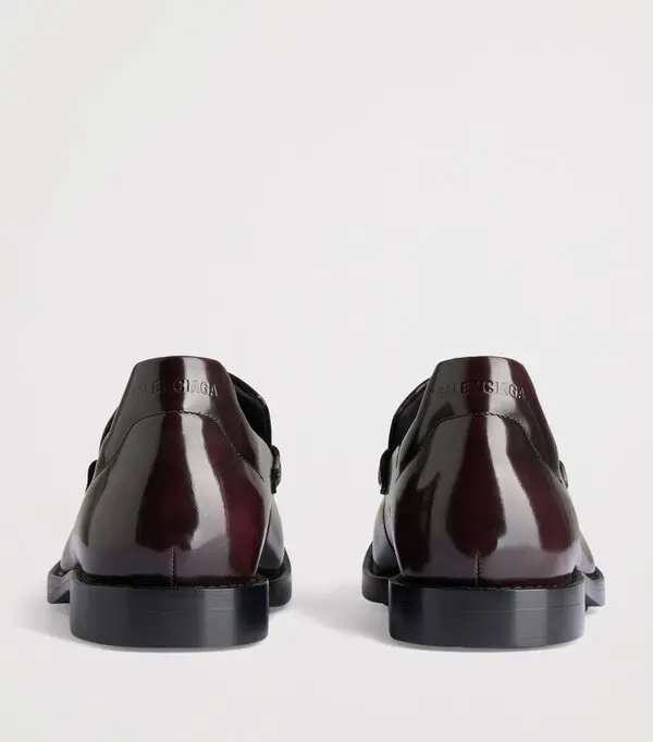 Balenciaga Brushed Leather Comfy Loafers