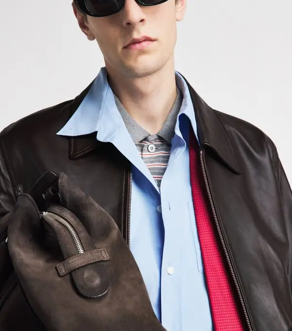 AMI Paris Leather Jacket
