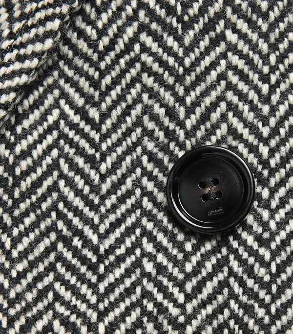 AMI Paris Wool Double-breasted Overcoat