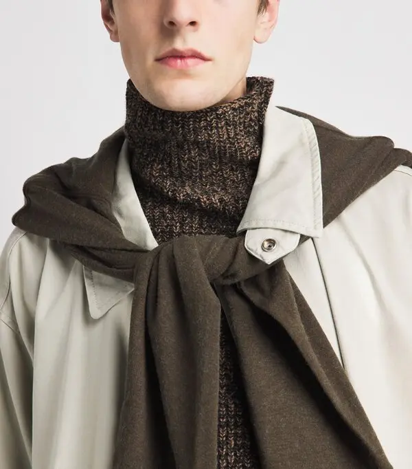 LEMAIRE Alpaca-yak-blend Funnel-neck Sweater