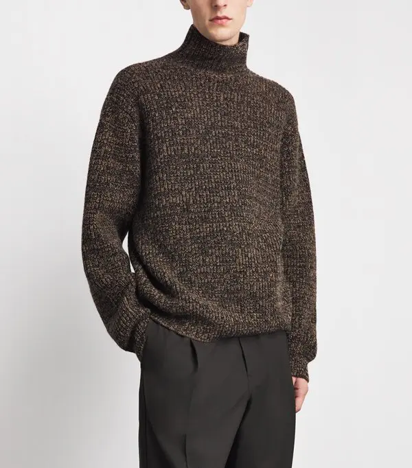 LEMAIRE Alpaca-yak-blend Funnel-neck Sweater