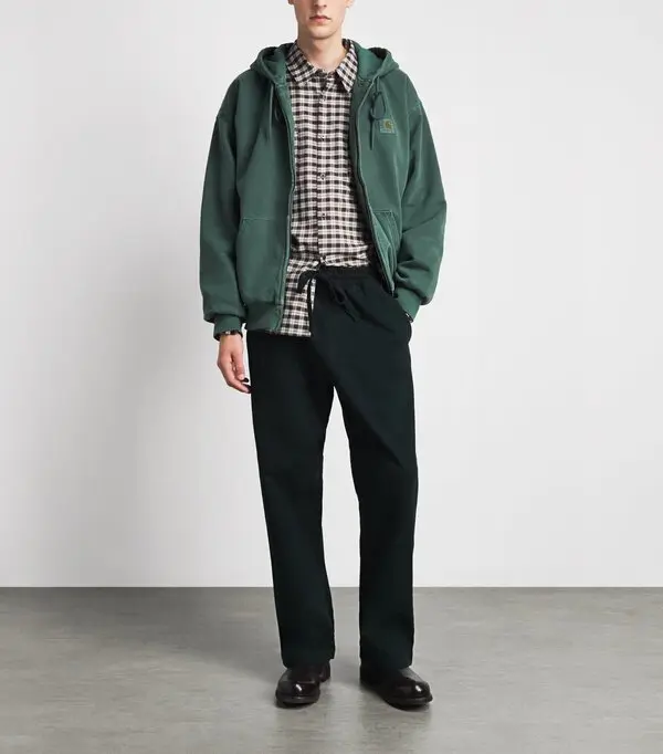 Carhartt Work In Progress Stretch-cotton Drawstring Floyde Trousers