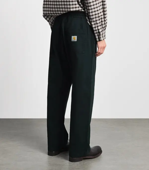 Carhartt Work In Progress Stretch-cotton Drawstring Floyde Trousers