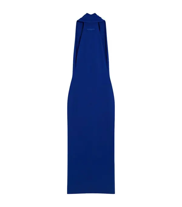 Givenchy Wool Cowl-neck Maxi Dress