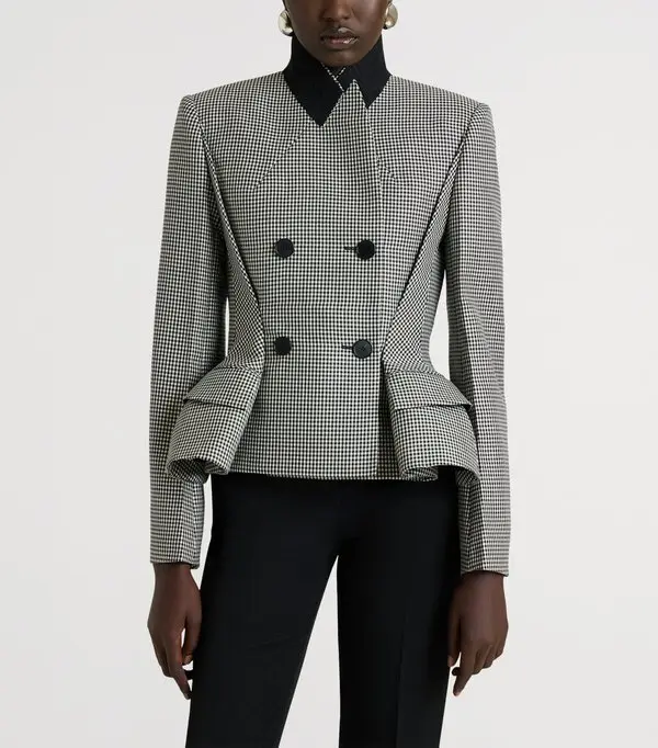 Givenchy Wool Jacquard Pinch Blazer