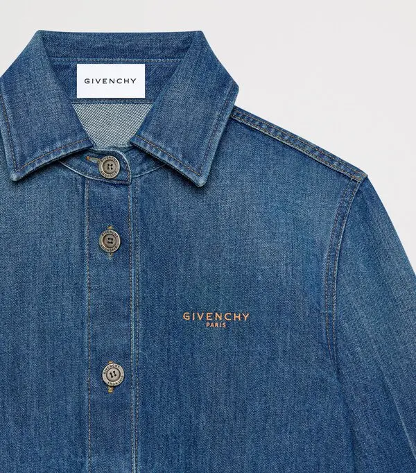 Givenchy Frayed Denim Shirt