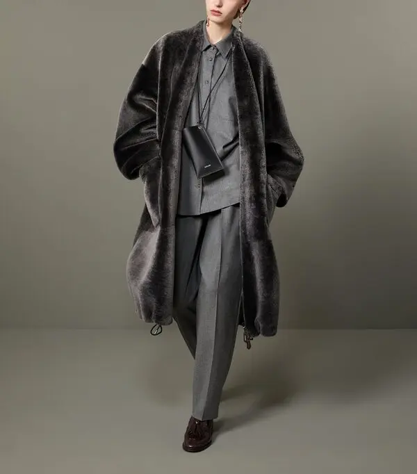 Max Mara Shearling Reversible Coat
