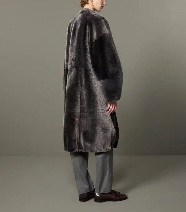 Max Mara Shearling Reversible Coat