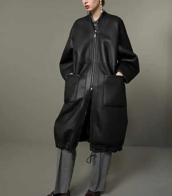 Max Mara Shearling Reversible Coat