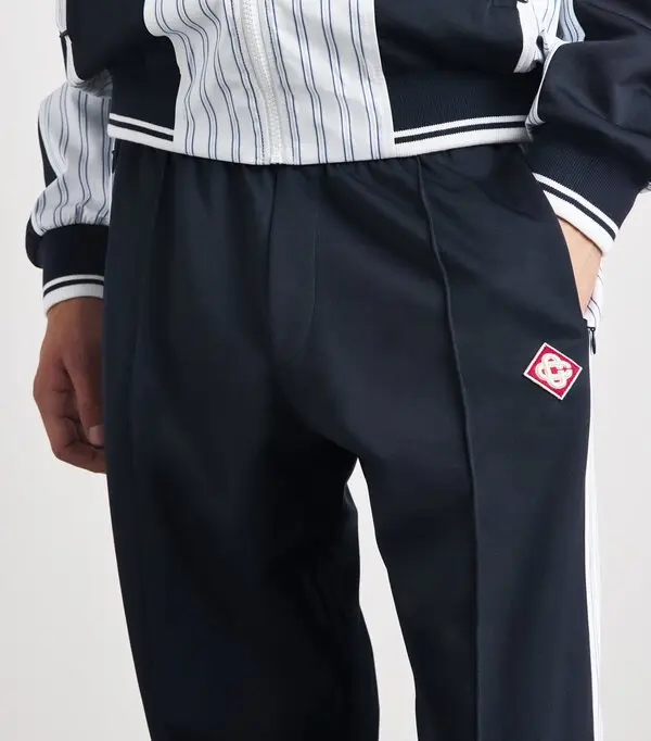 Casablanca Cotton Pinstripe Panelled Track Trousers