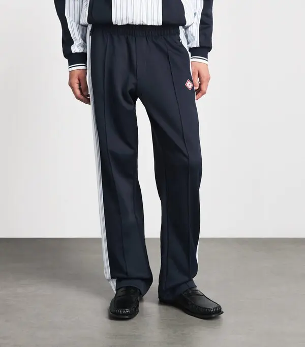 Casablanca Cotton Pinstripe Panelled Track Trousers
