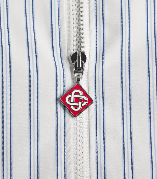 Casablanca Cotton Pinstripe Panelled Track Jacket