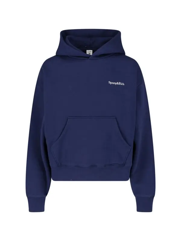 Sporty & Rich Hoodie With Logo