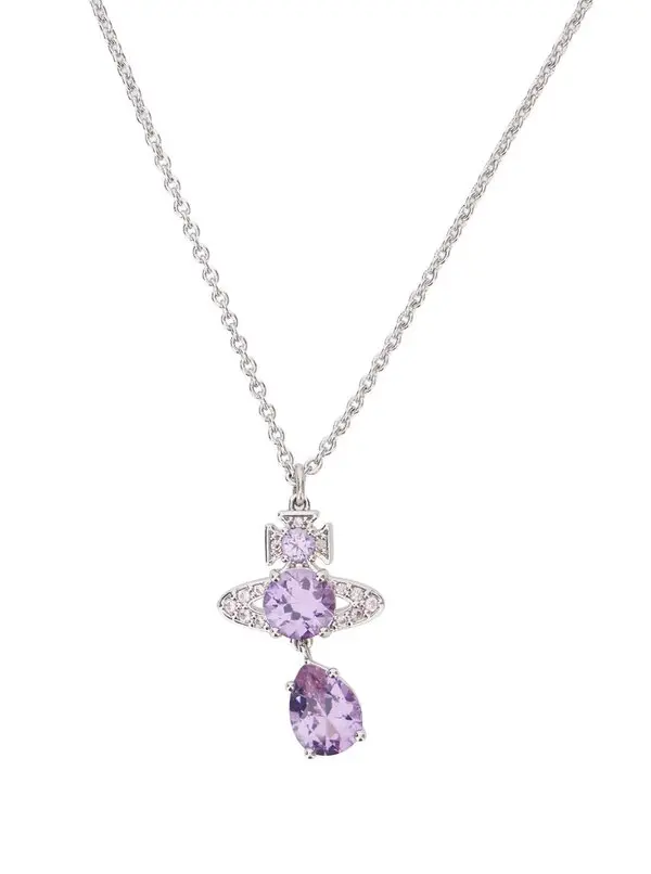 VIVIENNE WESTWOOD Ismene' Metallic Necklace With Orb Pendant And Back Clasp In Brass For - Multicolor