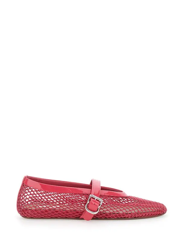 Alaïa Fuchsia Mesh Ballet Flats For - Multicolor