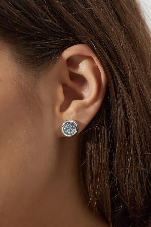 Tory Burch Logo Earrings