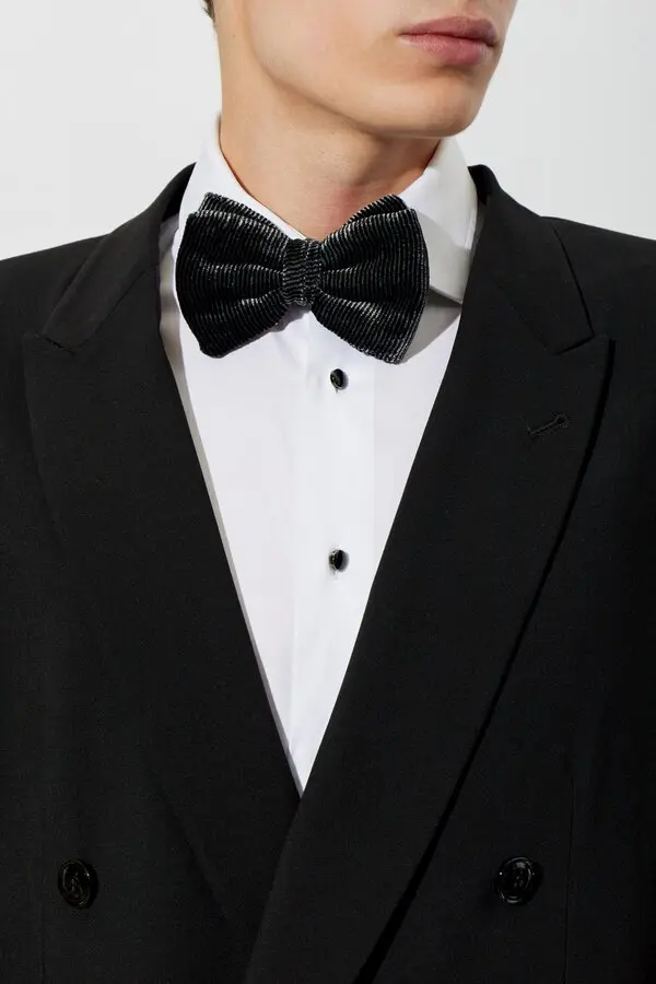 Giorgio Armani Velvet Bow Tie