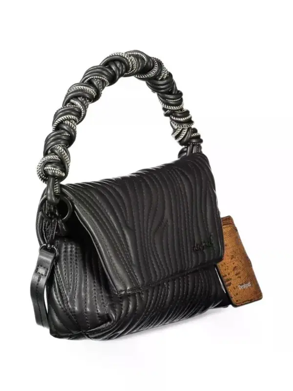 Desigual Quilted Knotted-handle Tote Bag
