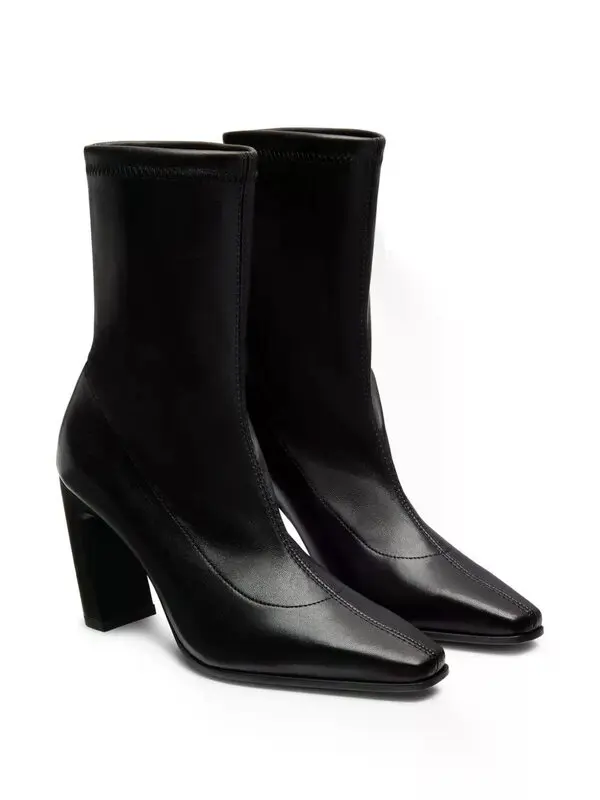 STUART WEITZMAN Stassi Stretch-leather Ankle Boots