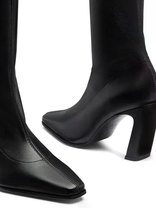 STUART WEITZMAN Stassi Stretch-leather Ankle Boots