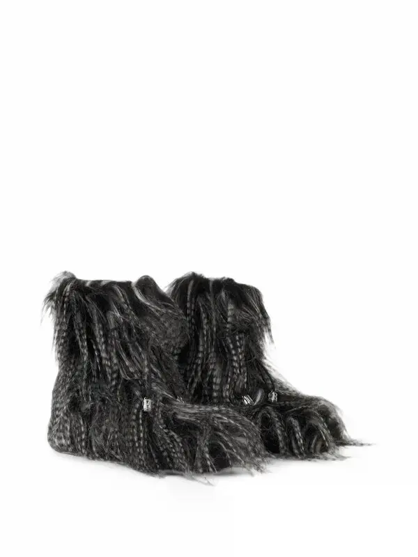 Gcds Faux-fur Ankle Boots