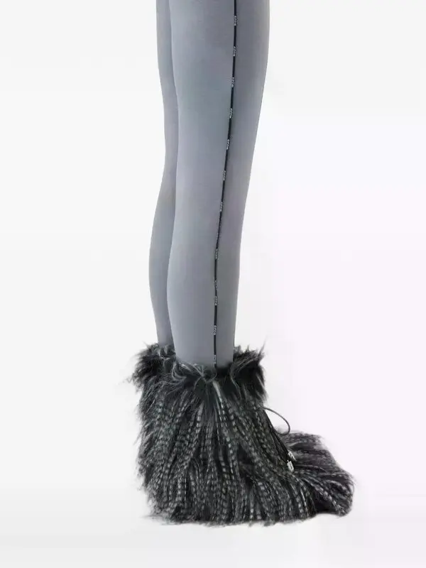 Gcds Faux-fur Ankle Boots