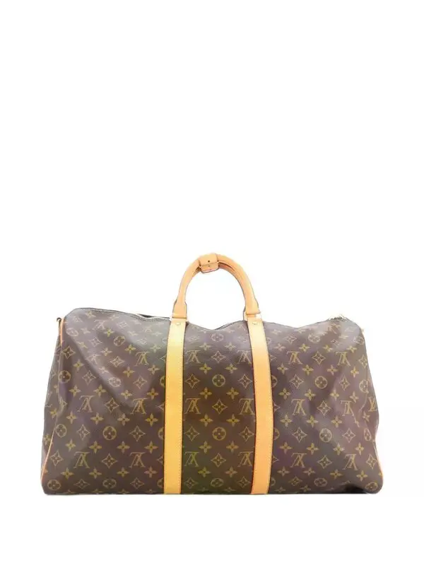 LOUIS VUITTON Keepall Bandouliere Bag Monogram Canvas 50 Travel Bag
